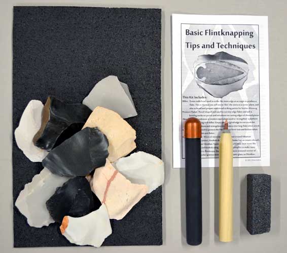 Basic Starter Flintknapping Kit Flint Knapping Kits And Supplies