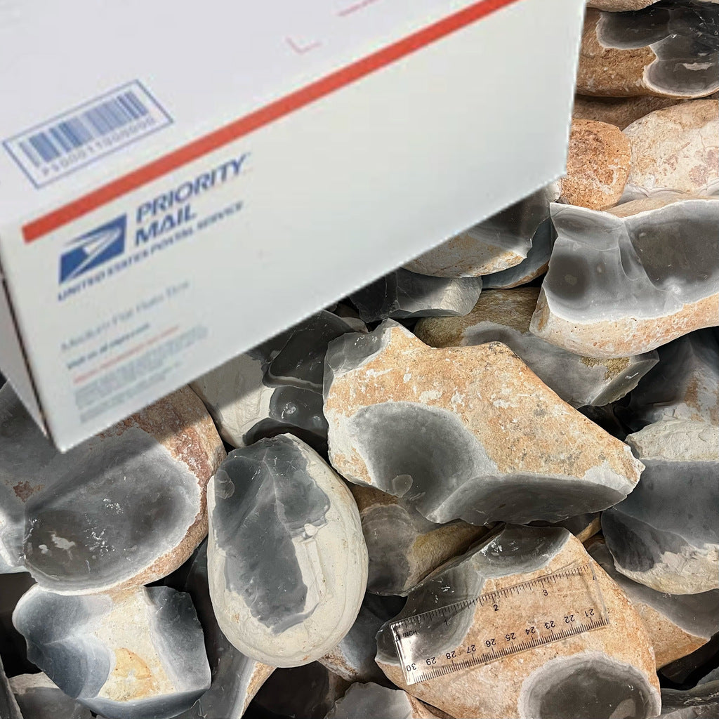 Georgetown Small Nodules, Large Box- Flint Knapping Stone & Supplies ...