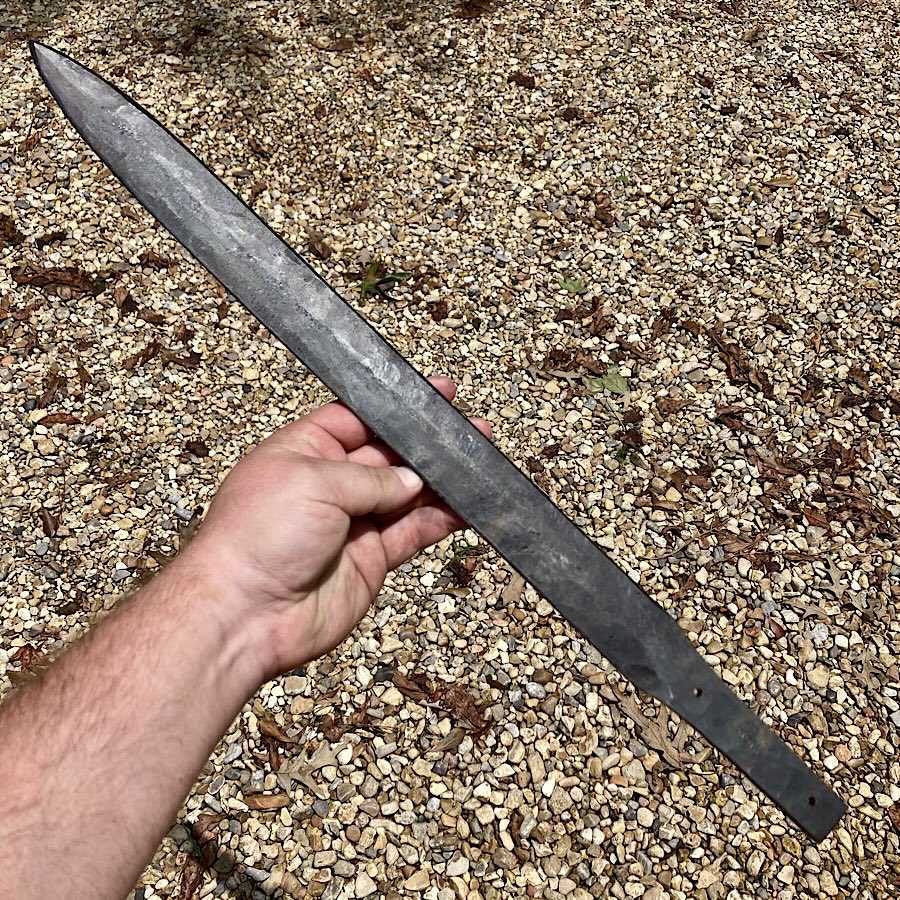 Plains Style Metal Lance Blade - Metal Points & Blades | GoKnapping