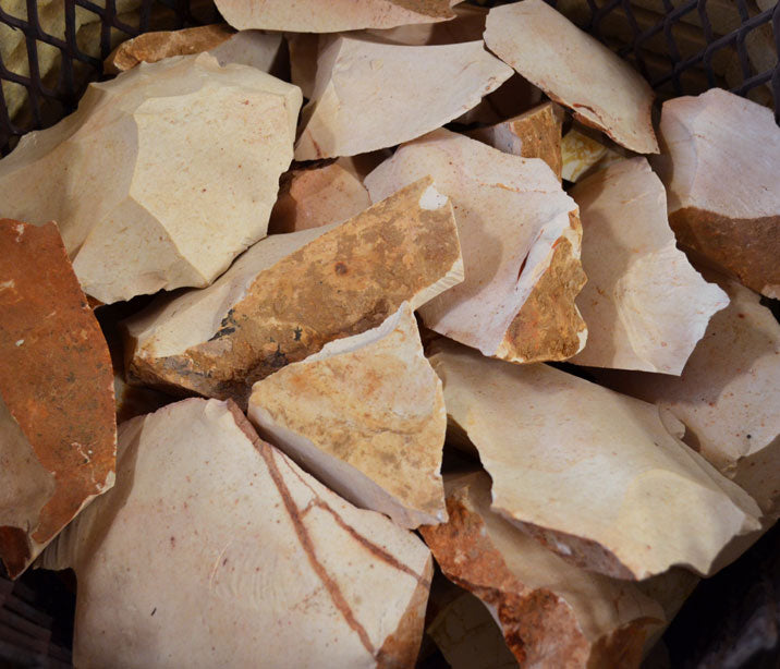Keokuk Quarry Spalls 5 lbs - Flint Knapping Stone & Supplies | GoKnapping